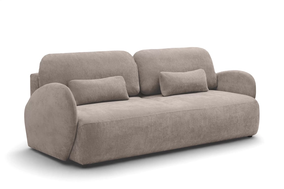 Canapea Dinel cu funcție de dormit - șenil maro Vibe 21 | Mobilier Bogart